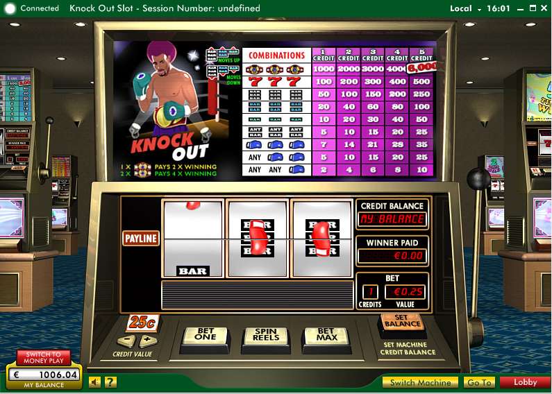 Knock out Classic Slot review from Random logic