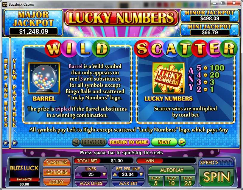Lucky Numbers Slot review from NuWorks