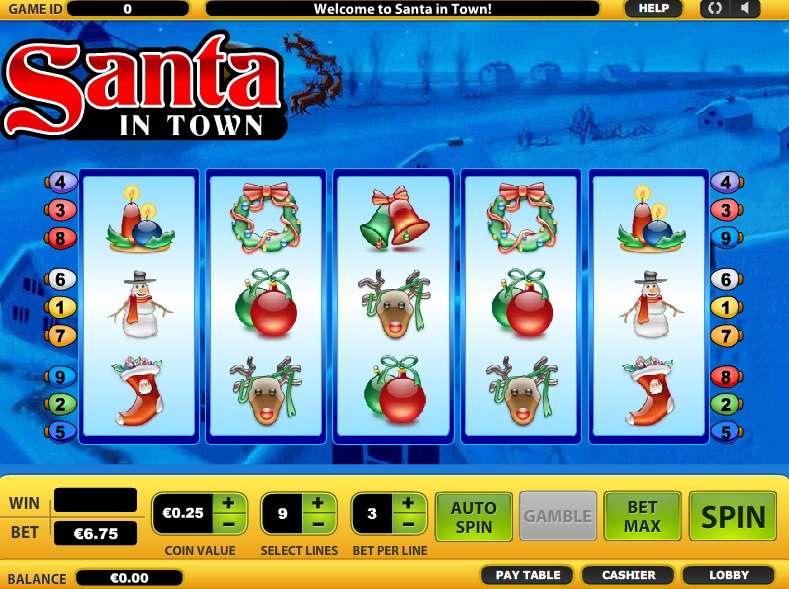 Santa in Town Slot review from Cozy Games
