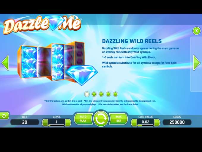 Dazzle Me Slot review from Net Entertainment