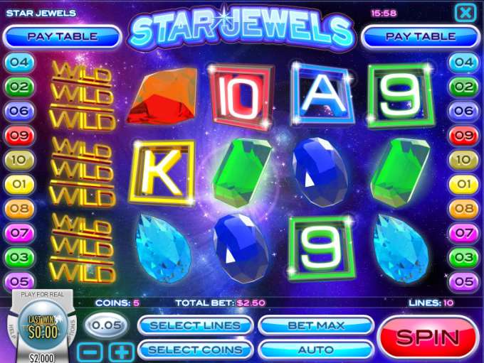 Star Jewels Slot review from Rival