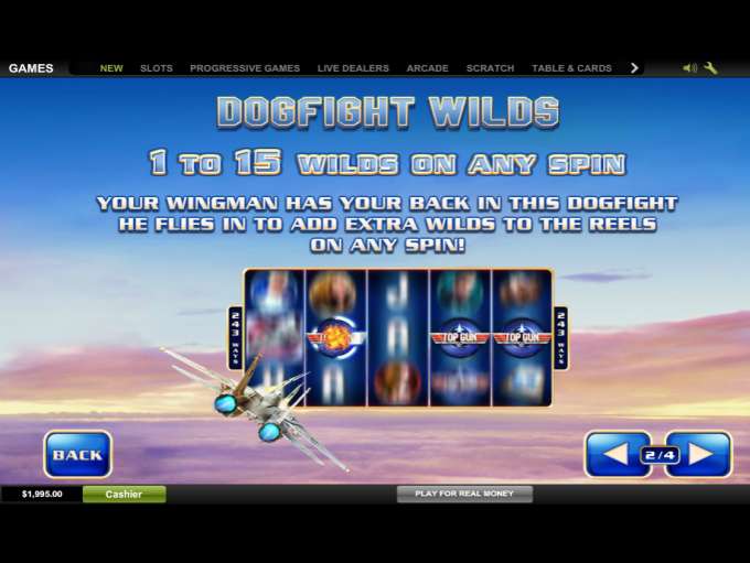 Top Gun Slot review from Playtech