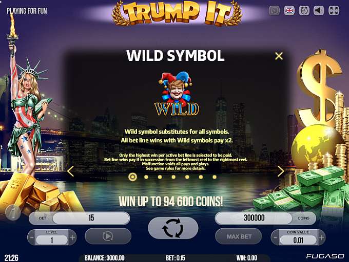 Trump It slot review - powered by Fugaso