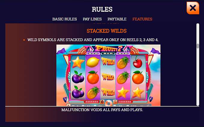 Fruity 7 slot review - powered by Spieldev