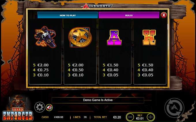 The Enforcer Slot Review - Powered By Ainsworth