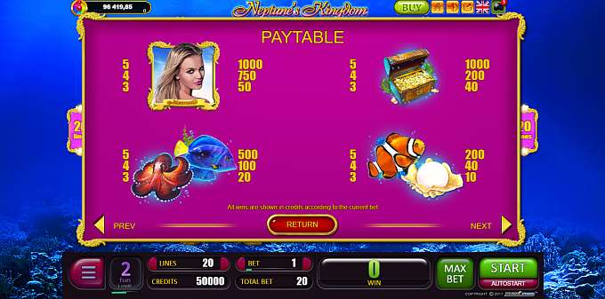 Neptunes Kingdom Slot By Belatra Games » Review + Demo Game