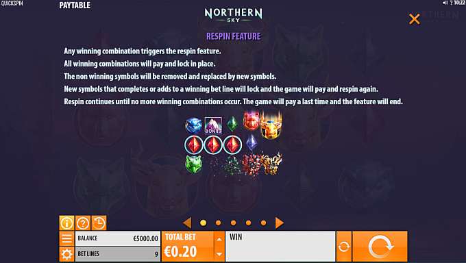 Northern Sky Slot By Quickspin » Review + Demo Game