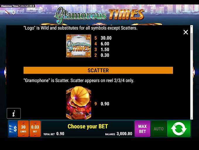 Glamorous Times Slot By Gamomat » Review + Demo Game