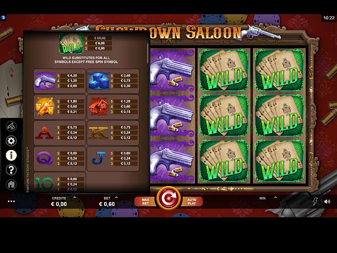 Showdown Saloon Slot By Fortune Factory Studios » Review + Demo Game