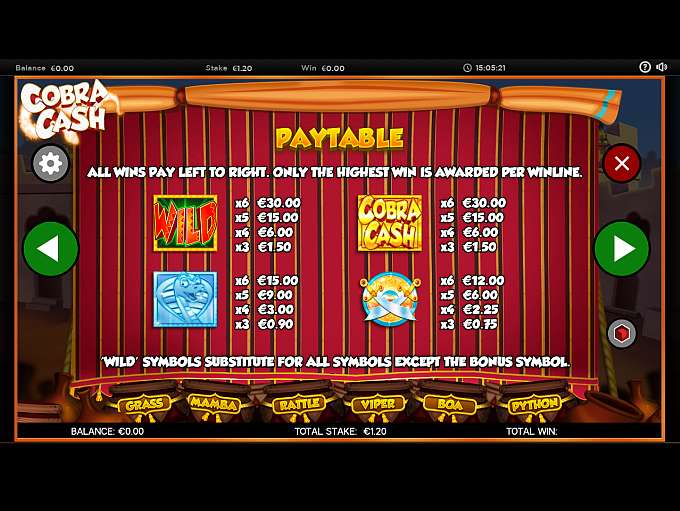 Cobra Cash Slot By CORE Gaming » Review + Demo Game