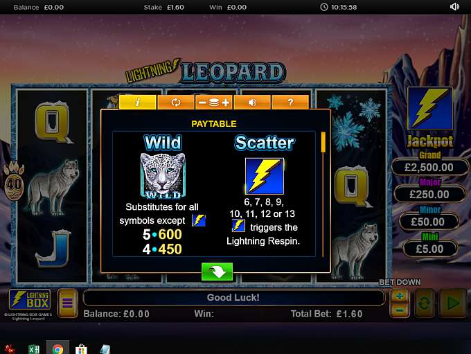 Lightning Leopard Slot By lightningboxgames » Review + Demo Game
