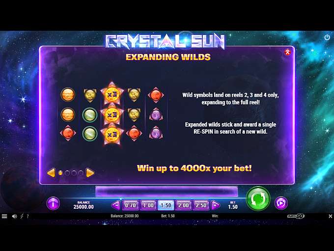 Crystal Sun Slot By Playn GO » Review + Demo Game