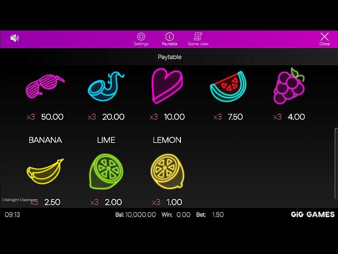 Midnight Madness Slot By Spearhead Studios » Review + Demo Game