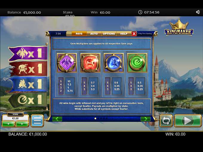 Kingmaker Megaways Slot By Big Time Gaming » Review + Demo Game