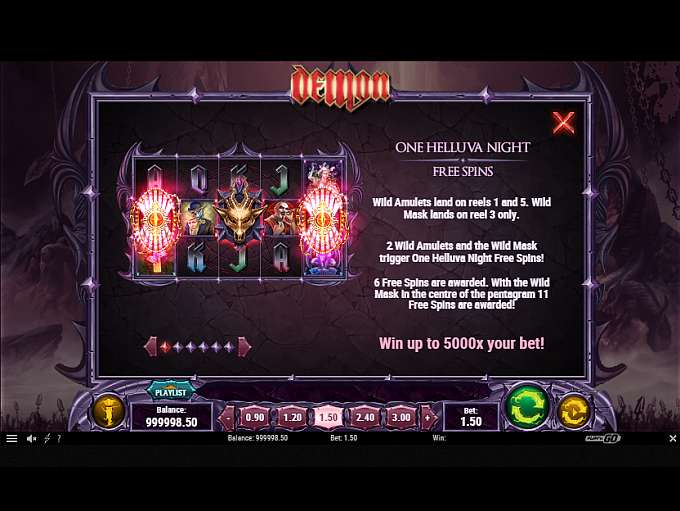 Demon Slot By Playn GO » Review + Demo Game