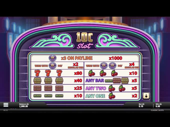 10P Slot Slot By Gluck Games » Review + Demo Game