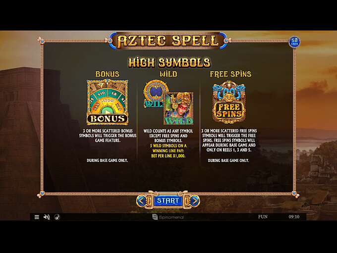 Aztec Spell Slot By Spinomenal » Review + Demo Game