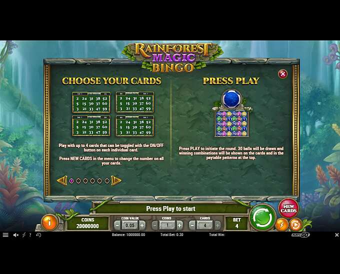 Rainforest Magic Bingo Review And Top Tips ? Powered By Playn GO