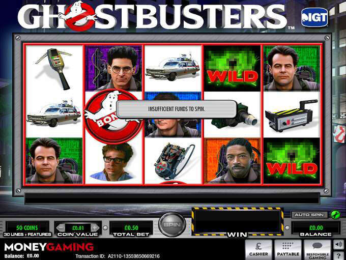 Ghostbusters Slot review from IGT