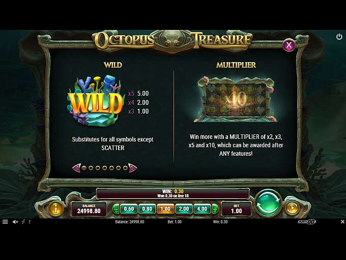 Octopus Treasure Slot By Play'n GO » Review + Demo Game