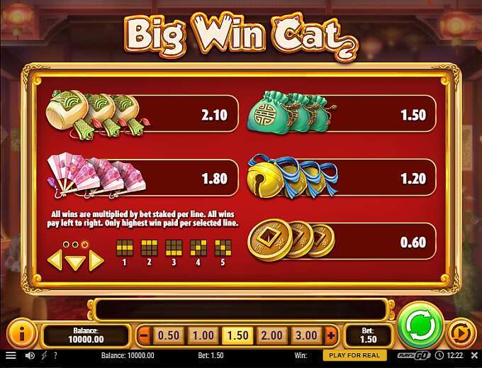 Big Win Cat Slot By Play'n GO » Review + Demo Game