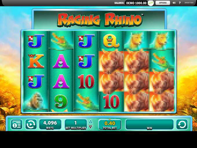 Raging Rhino Slot review from WMS