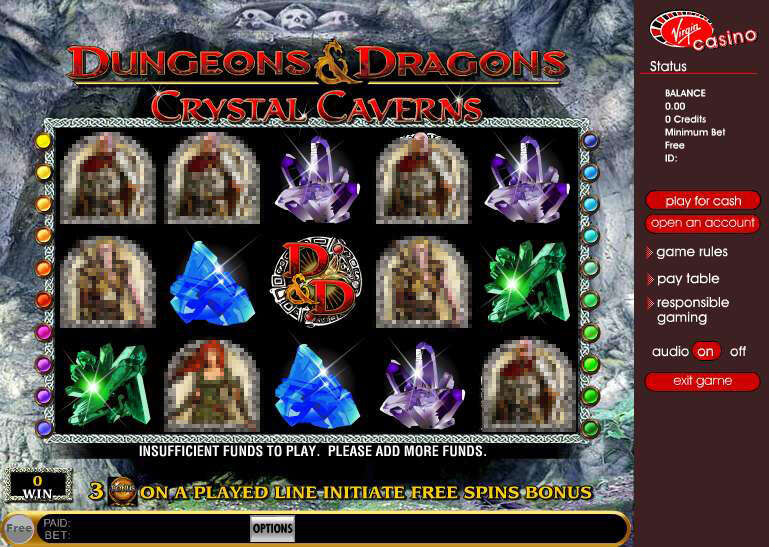 Dungeons & Dragons - Crystal Caverns Slot review from IGT