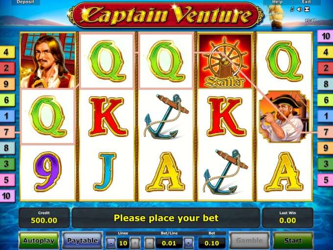 Get Amazing Rewards With This Sea-Themed Captain Venture Slot