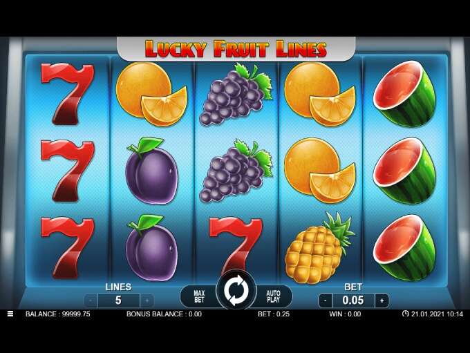 Lucky Fruit Lines Slot By 7Mojos » Review + Demo Game
