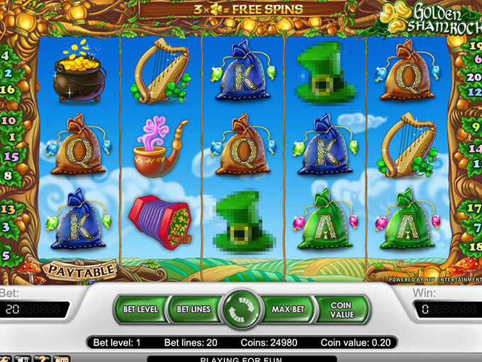Golden Shamrock Slot review from Net Entertainment