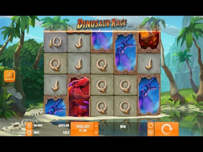 Dinosaur Rage Slot By Quickspin » Review + Demo Game