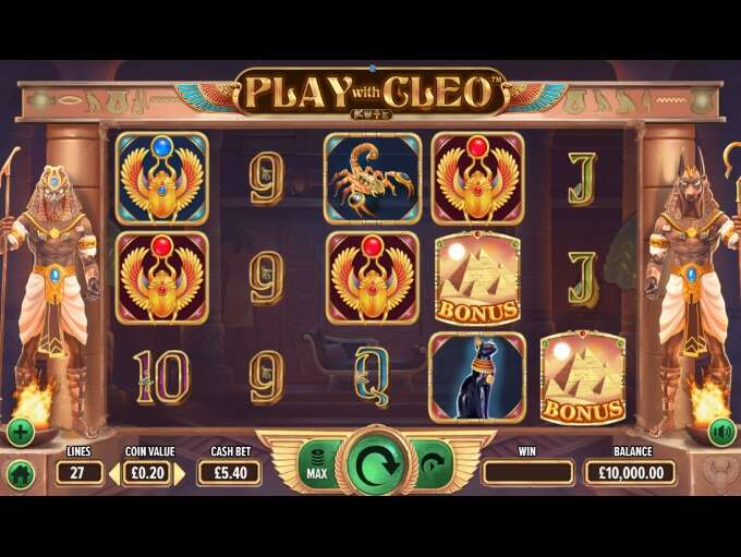 Play With Cleo Slot By Dragon Gaming » Review + Demo Game