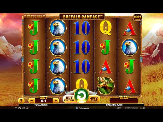 Buffalo Rampage Slot By Spinomenal » Review + Demo Game