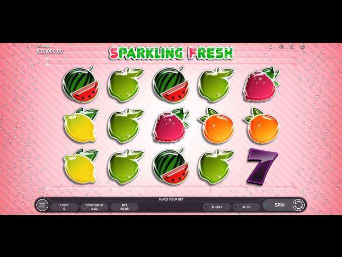 Sparkling Fresh Slot review from Endorphina