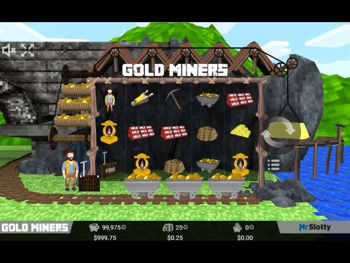 Gold Miners Slot review from Mr Slotty