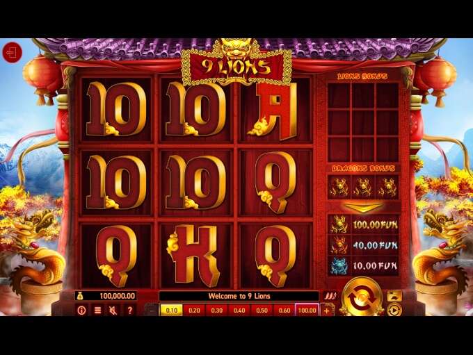 9 Lions Slot Review - Powered By Wazdan