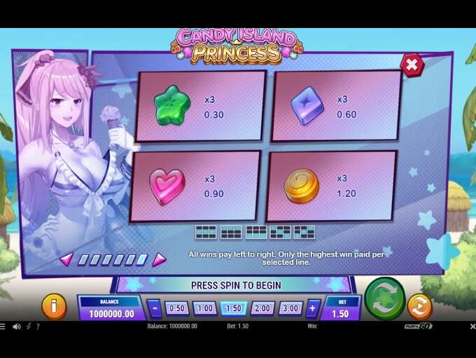 Candy Island Princess Slot By Play'n GO » Review + Demo Game