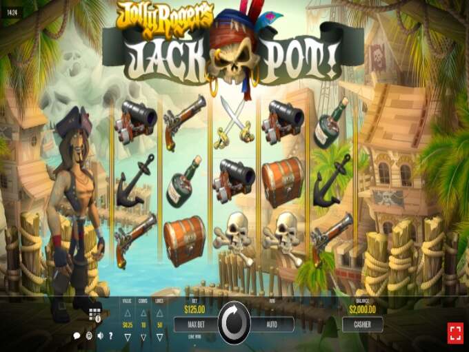 Jolly Roger's Jackpot Slot review from Rival