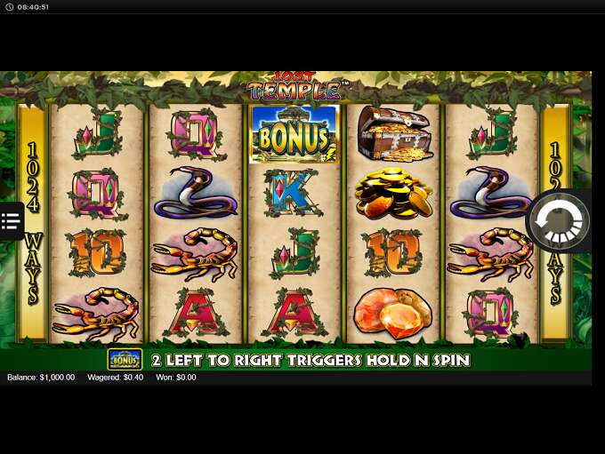 Lost Temple Slot review from lightningboxgames
