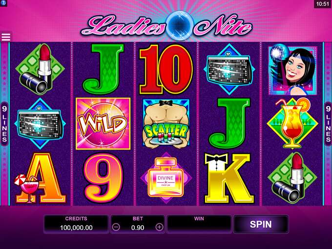 Ladies Nite Slot review from MicroGaming