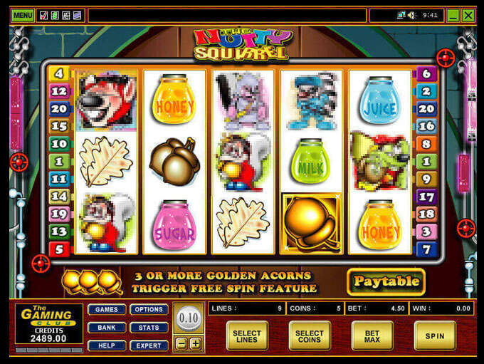 Nutty Squirrel Slot review from MicroGaming