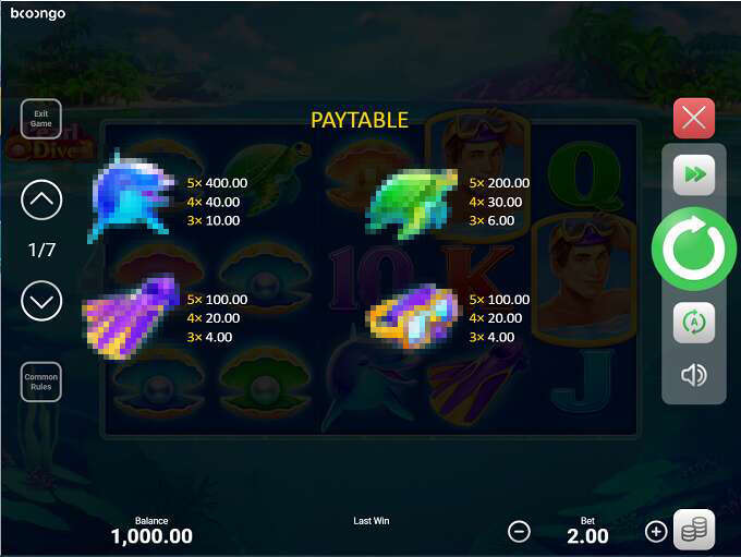 Pearl Diver Slot By Booongo » Review + Demo Game