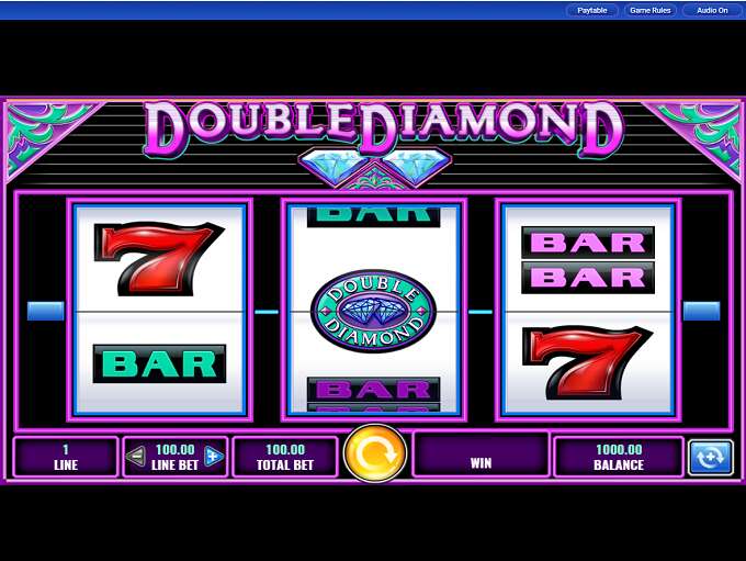 Double Diamond Classic Slot review from Wagerworks