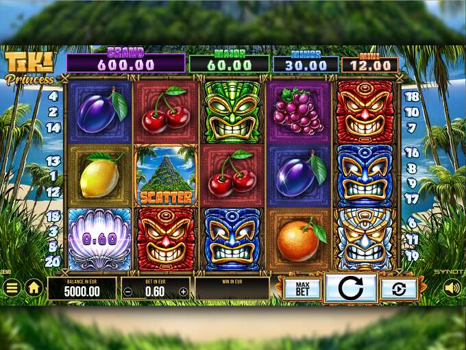 Tiki Princess Slot By SYNOT Games » Review + Demo Game