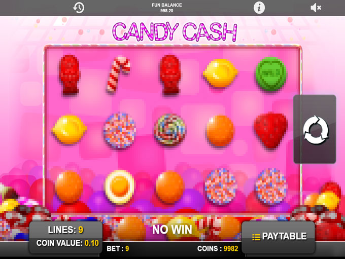 Candy Cash Slot review from 1x2gaming
