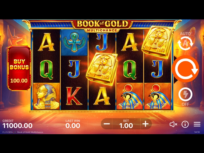 Book of Gold Multichance Slot By playson » Review + Demo Game