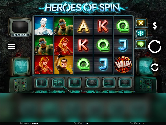 Heroes of Spin slot review - powered by Endemol Games