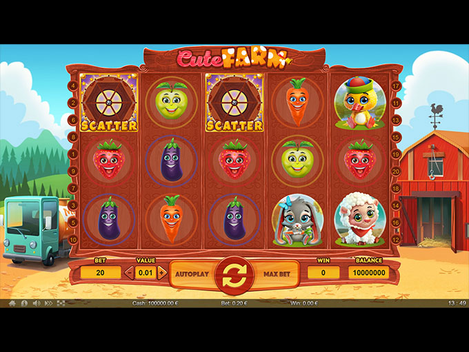 Cute Farm Slot By AGames » Review + Demo Game