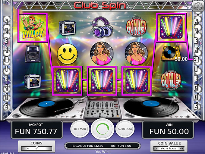 Club Spin Slot By Concept Gaming » Review + Demo Game