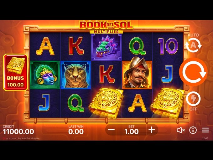 Book del Sol Multiplier Slot By playson » Review + Demo Game